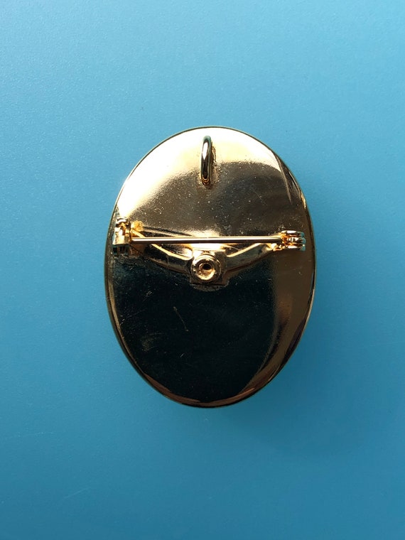 1960's Vintage Dry Flower Pendant/Pin. 1960's Perspex… - Gem