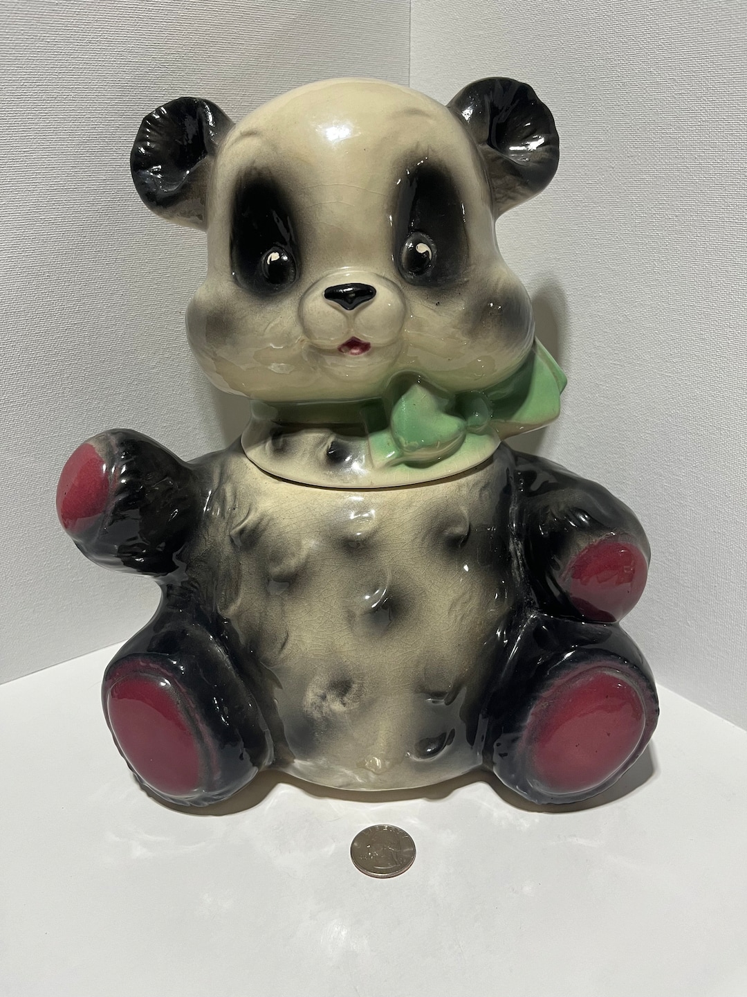 Brush Panda Cookie Jar - Etsy