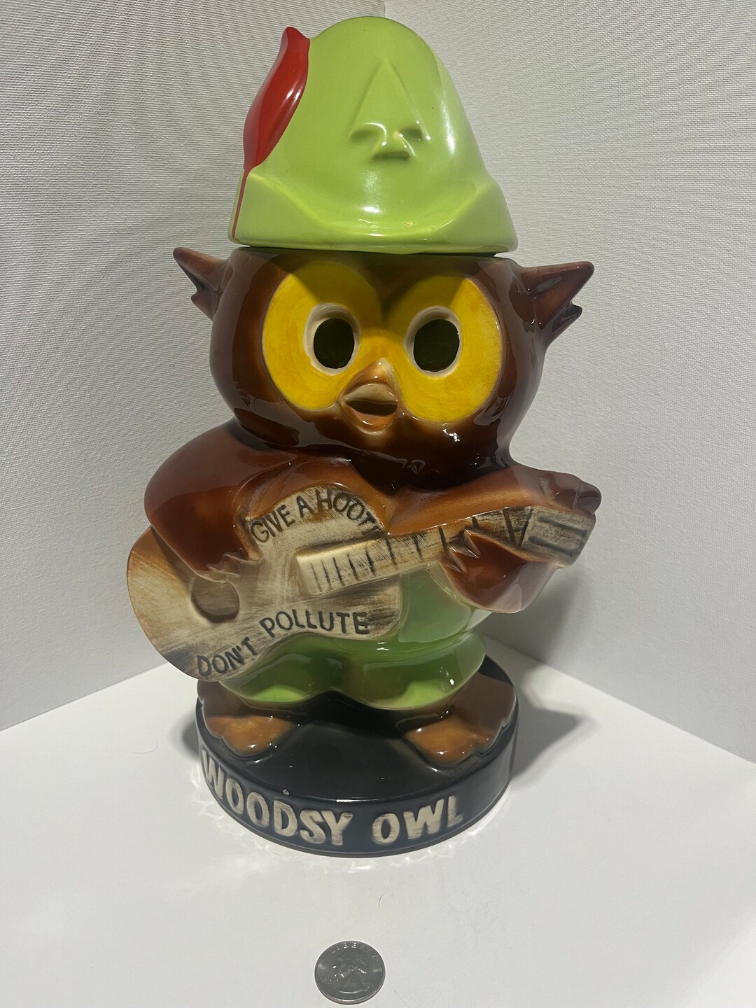 Mccoy Woodsy Owl “give A Hoot Don’t Pollute” Cookie Jar - Etsy