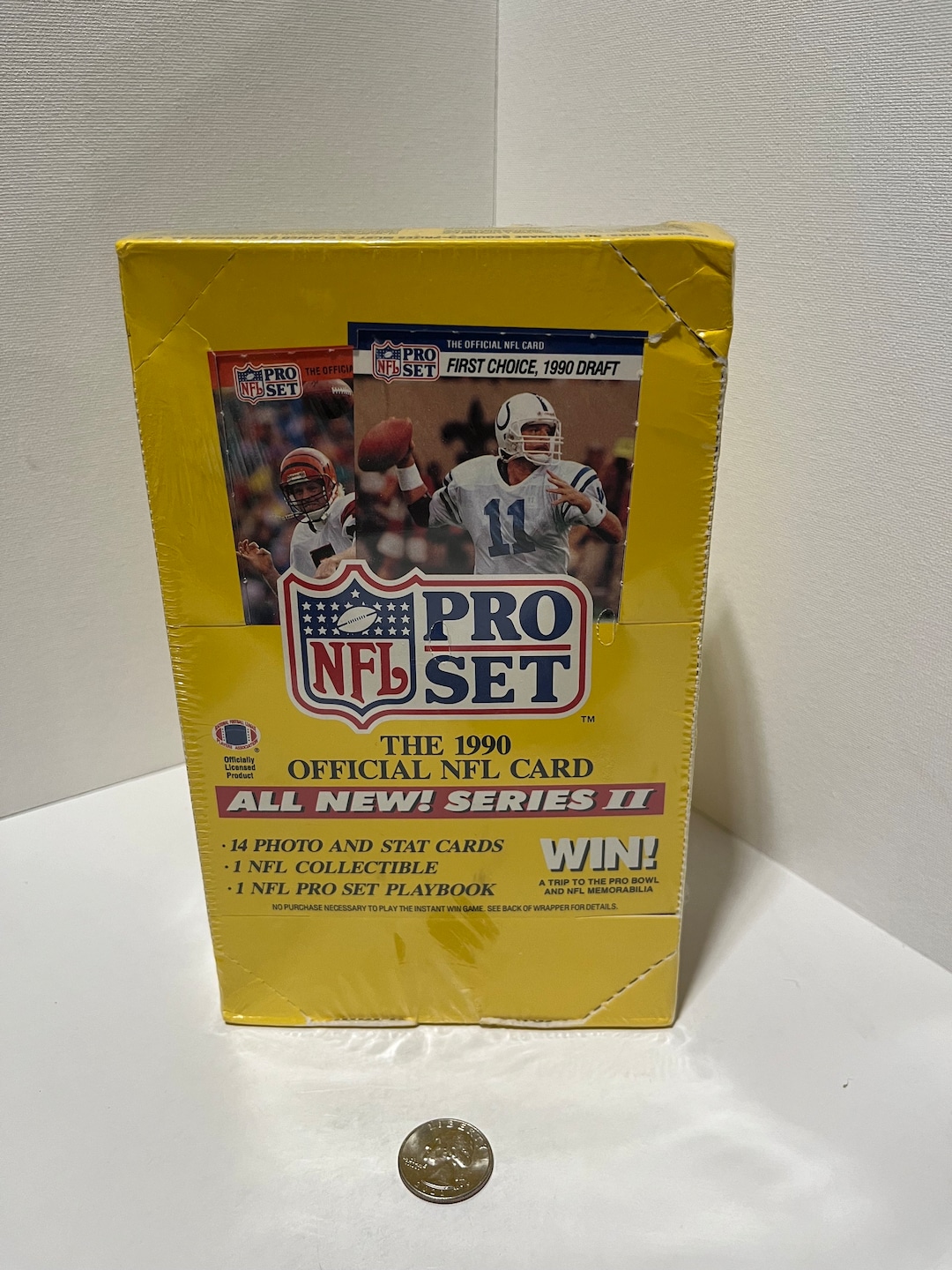 1990 NFL Pro Set Football Wax Pack Box Series 2 - Etsy