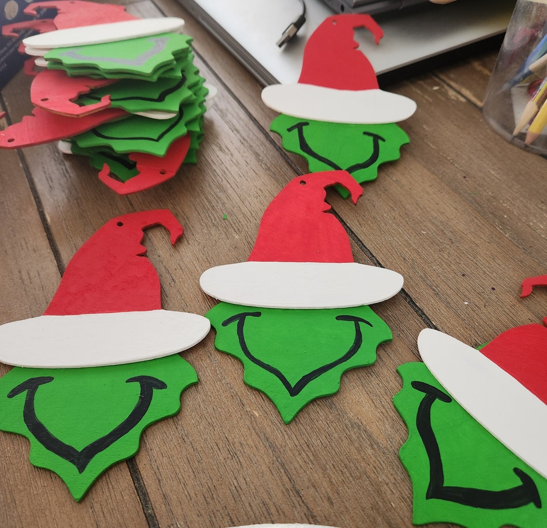 Customizable Grinch Ornaments - Etsy