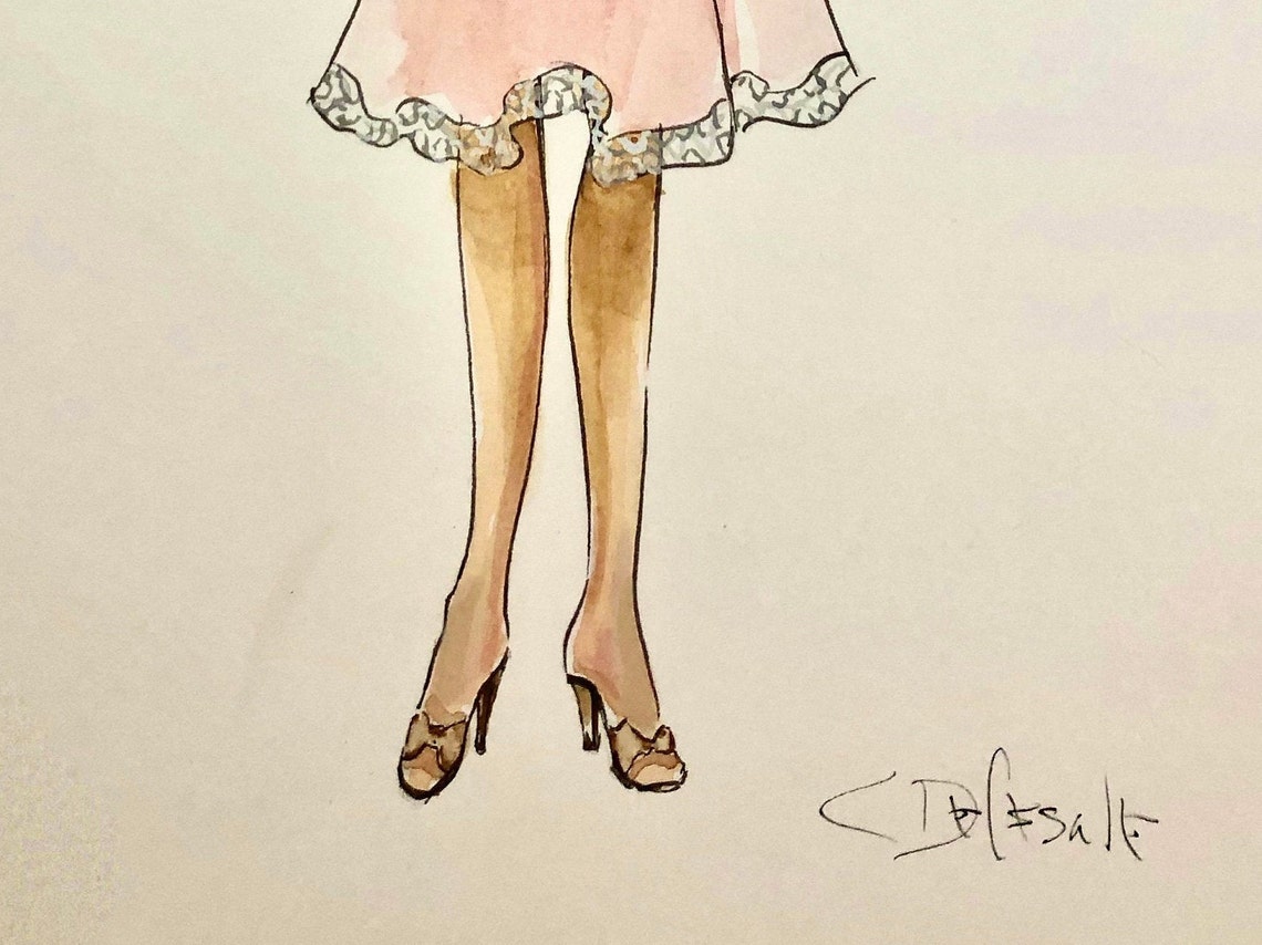 Original Painting, Paper Doll - Etsy