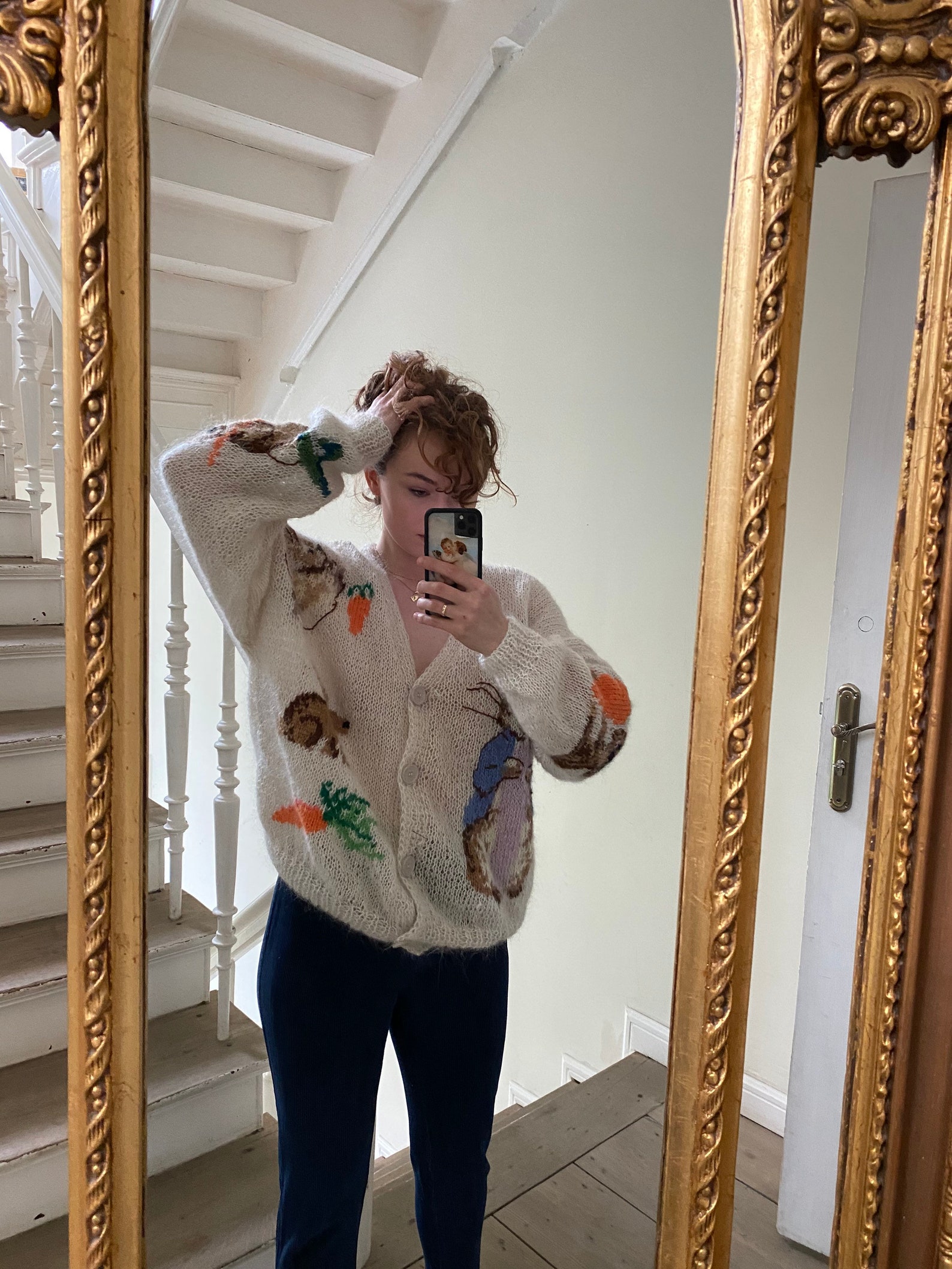 Handmade Vintage Mohair Cardigan Peter Rabbit - Etsy