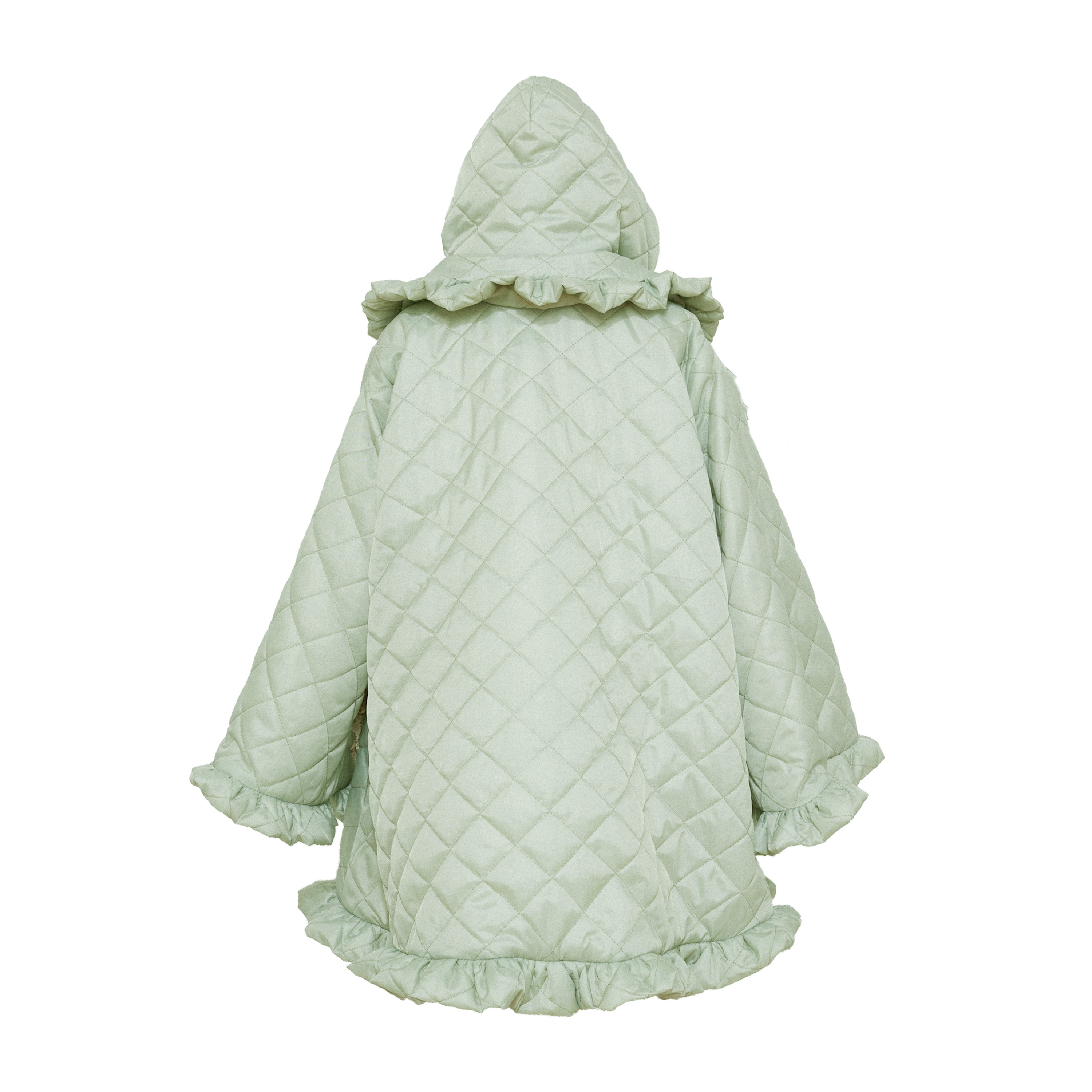 Ruffle Oversized Raincoat Vintage Dreamy Coquette Dollette - Etsy