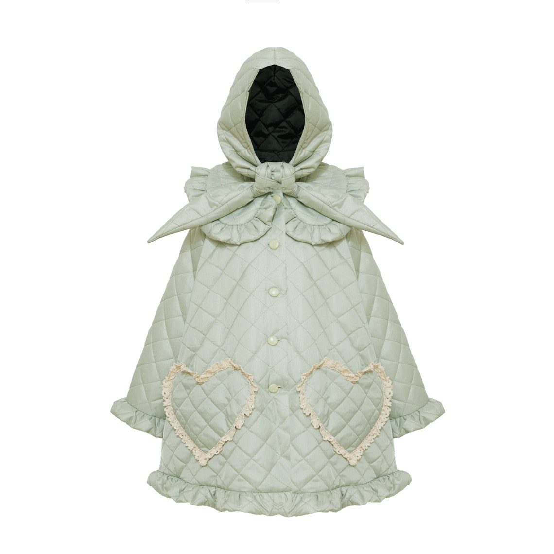 Ruffle Oversized Raincoat Vintage Dreamy Coquette Dollette - Etsy