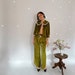 Green Velvet Set of Two Pieces - Etsy