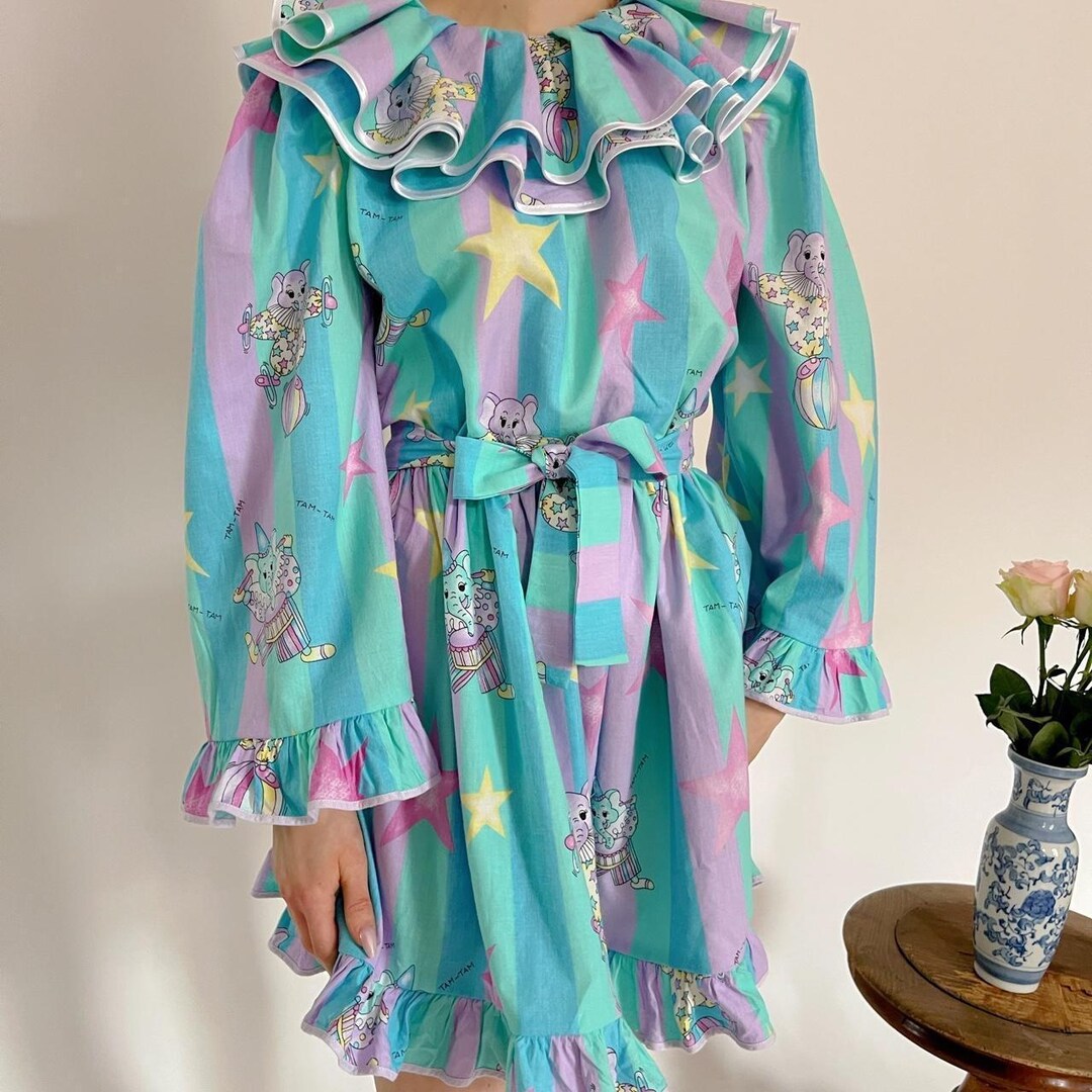 Reworked Pierrot Circus Dress - Etsy