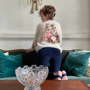 Handmade Vintage Mohair Cardigan Peter Rabbit - Etsy