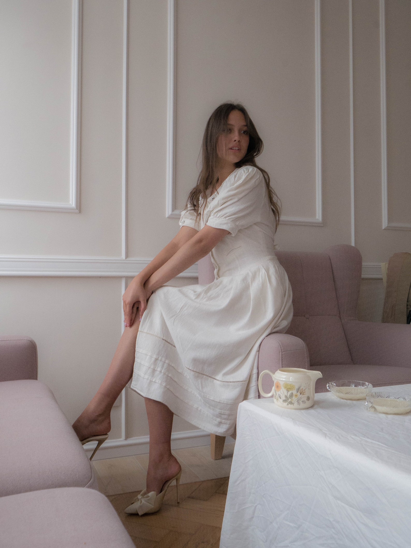 True Vintage Reworked Linen Dress - Etsy