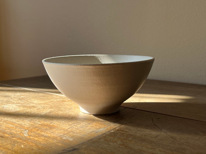 Brand New Muji White Rice Bowl Shigaraki Ware - Etsy