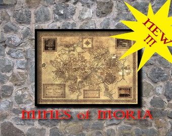 Middle earth map | Etsy