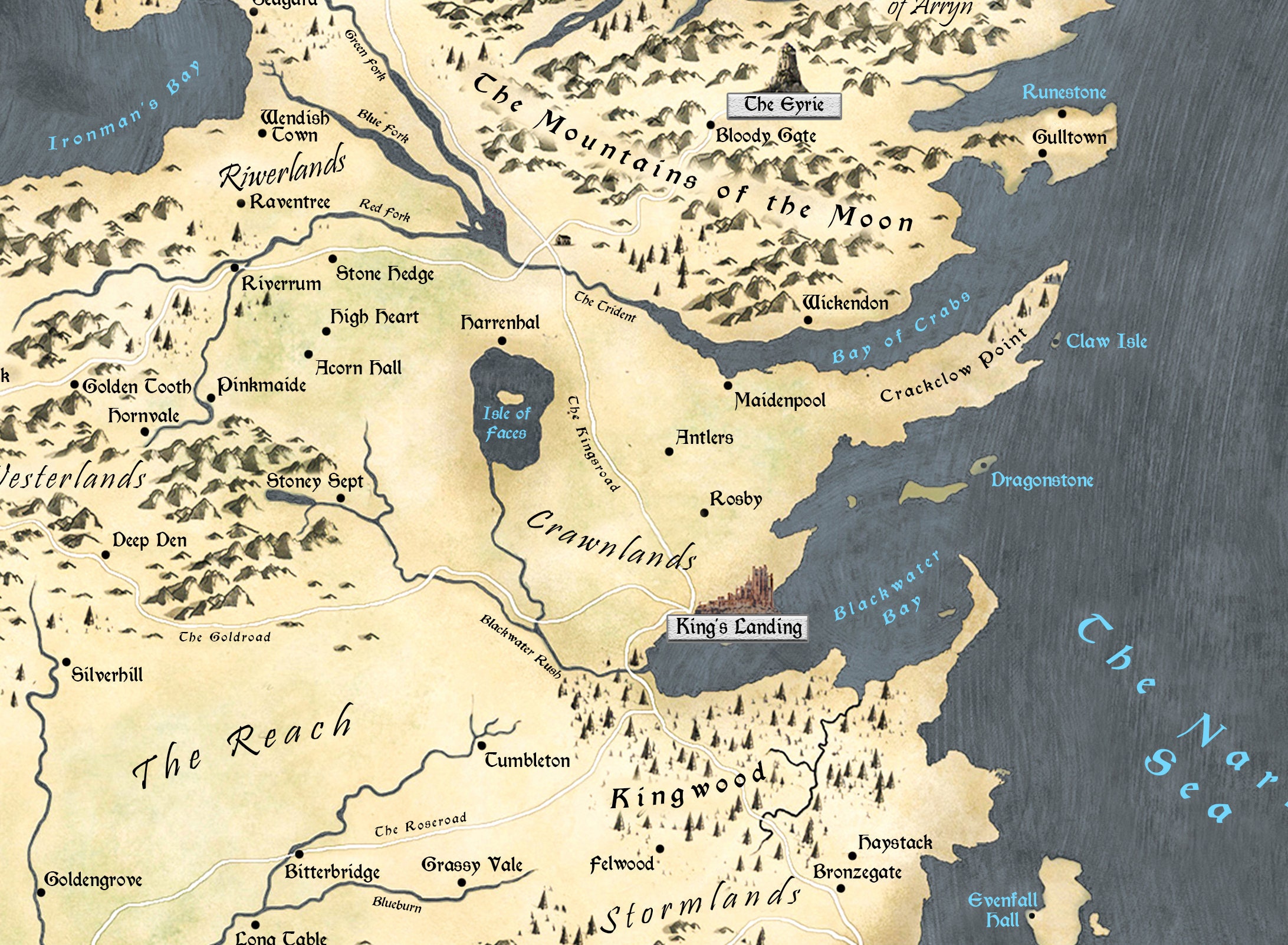 A Detailed Map Of Westeros And Essos – salamselim A Detailed Map Of Westeros And Essos – salamselim