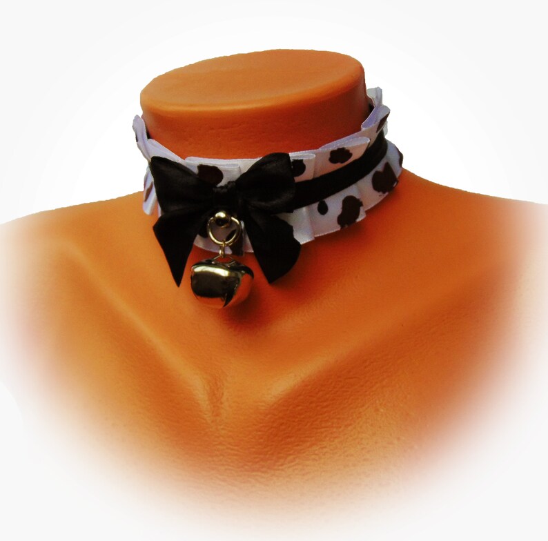Cow Collar Submissive Collar Bdsm Collar Collar Etsy