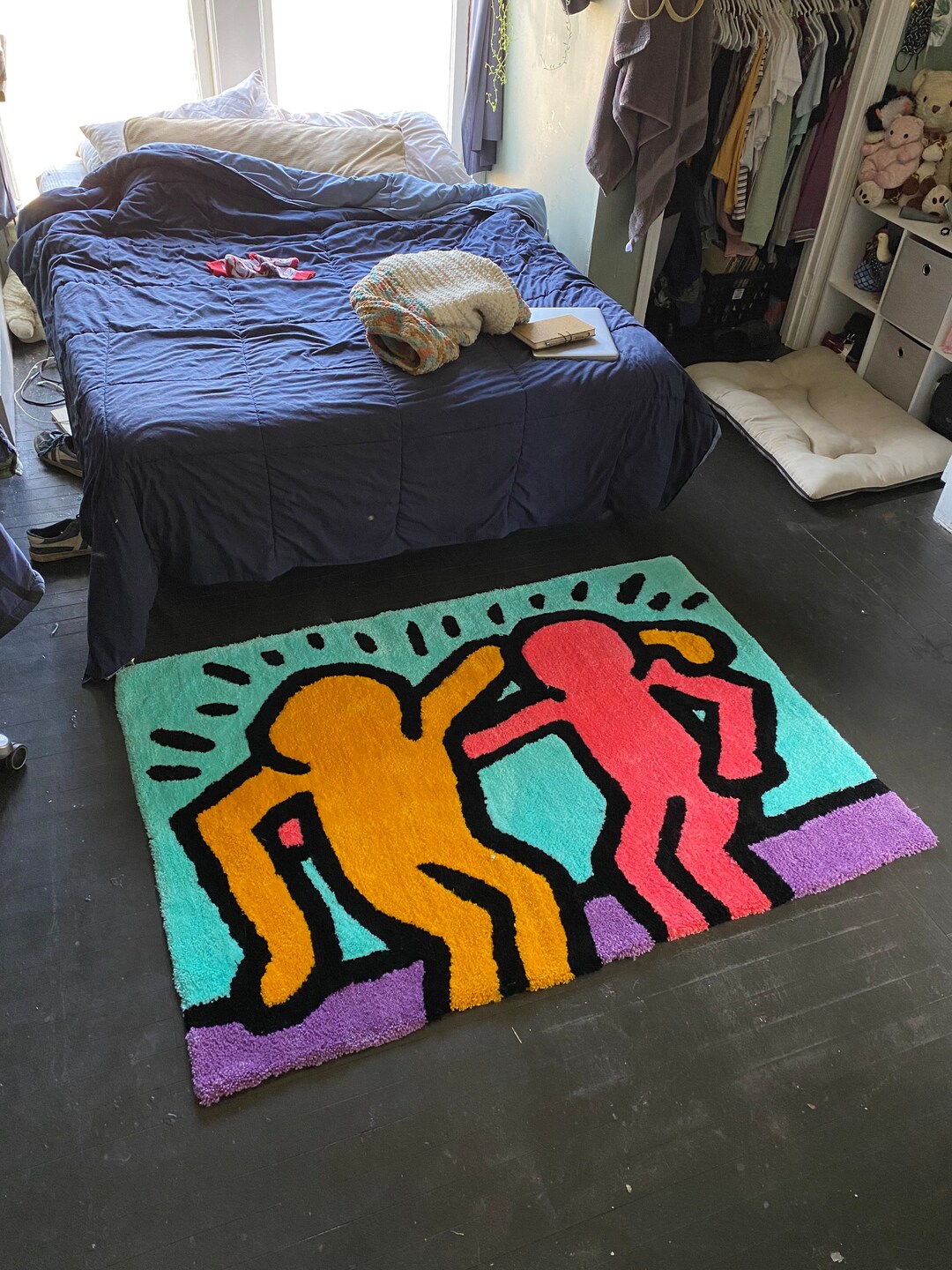 Keith Haring Area Rug - Etsy