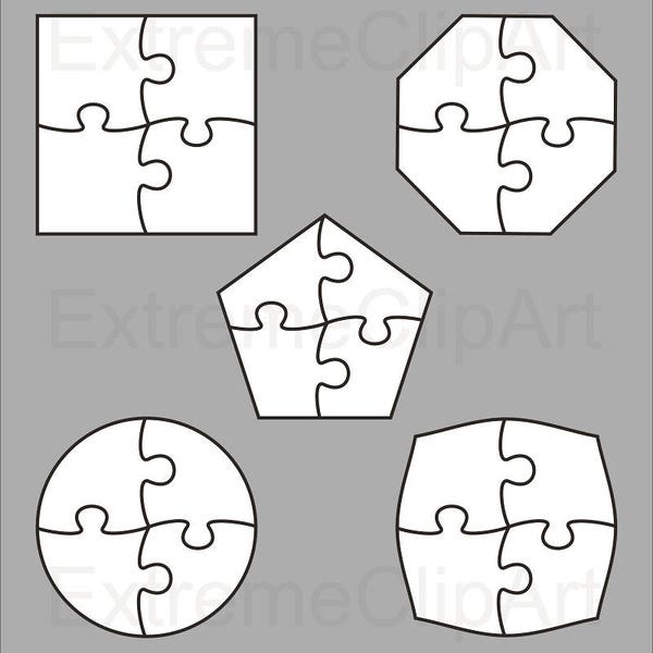 Jigsaw Puzzle Tiles - Etsy UK