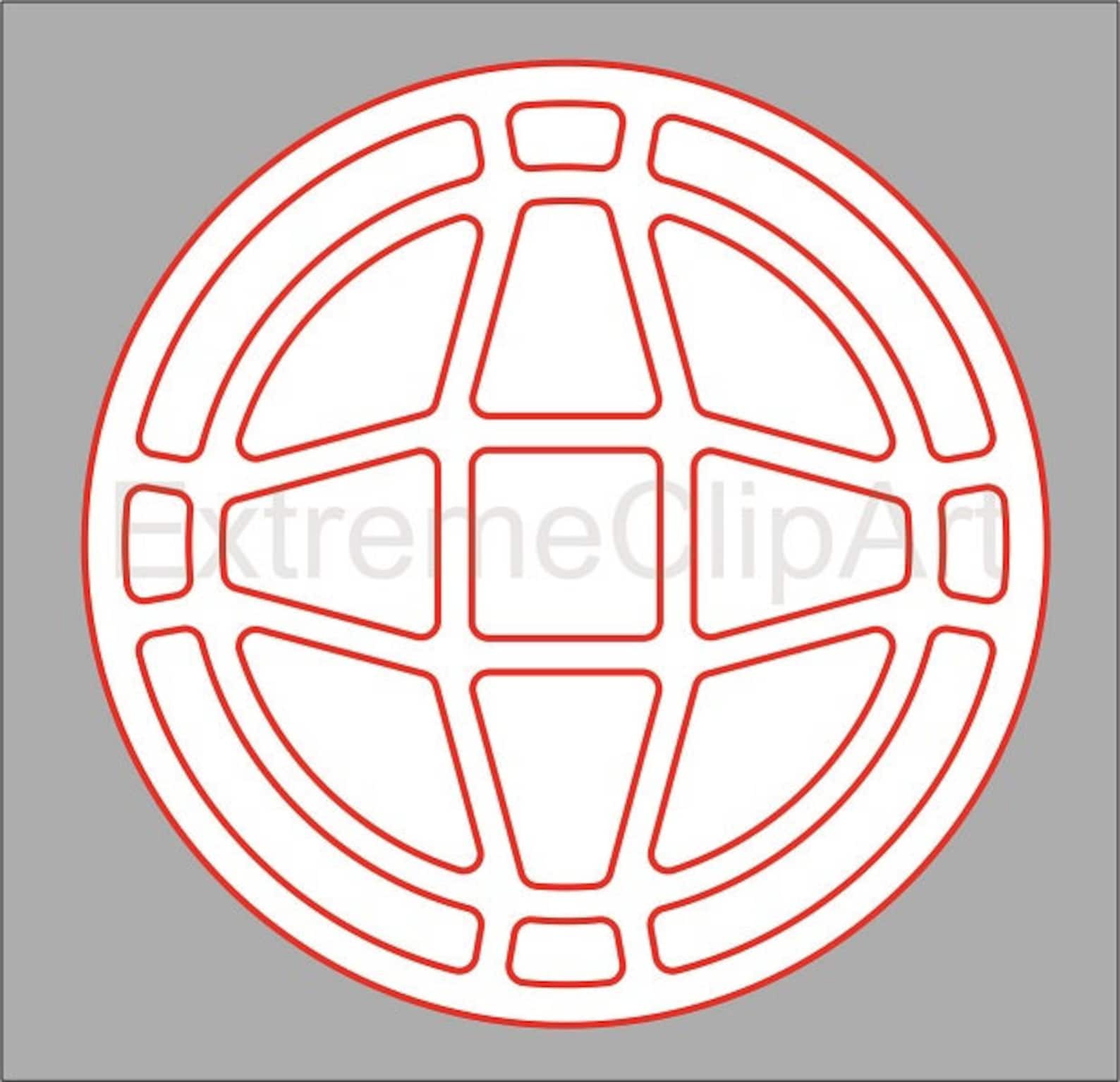 Coasters Stencil Cutout Template DXF, SVG, Decorative Circles, Digital ...