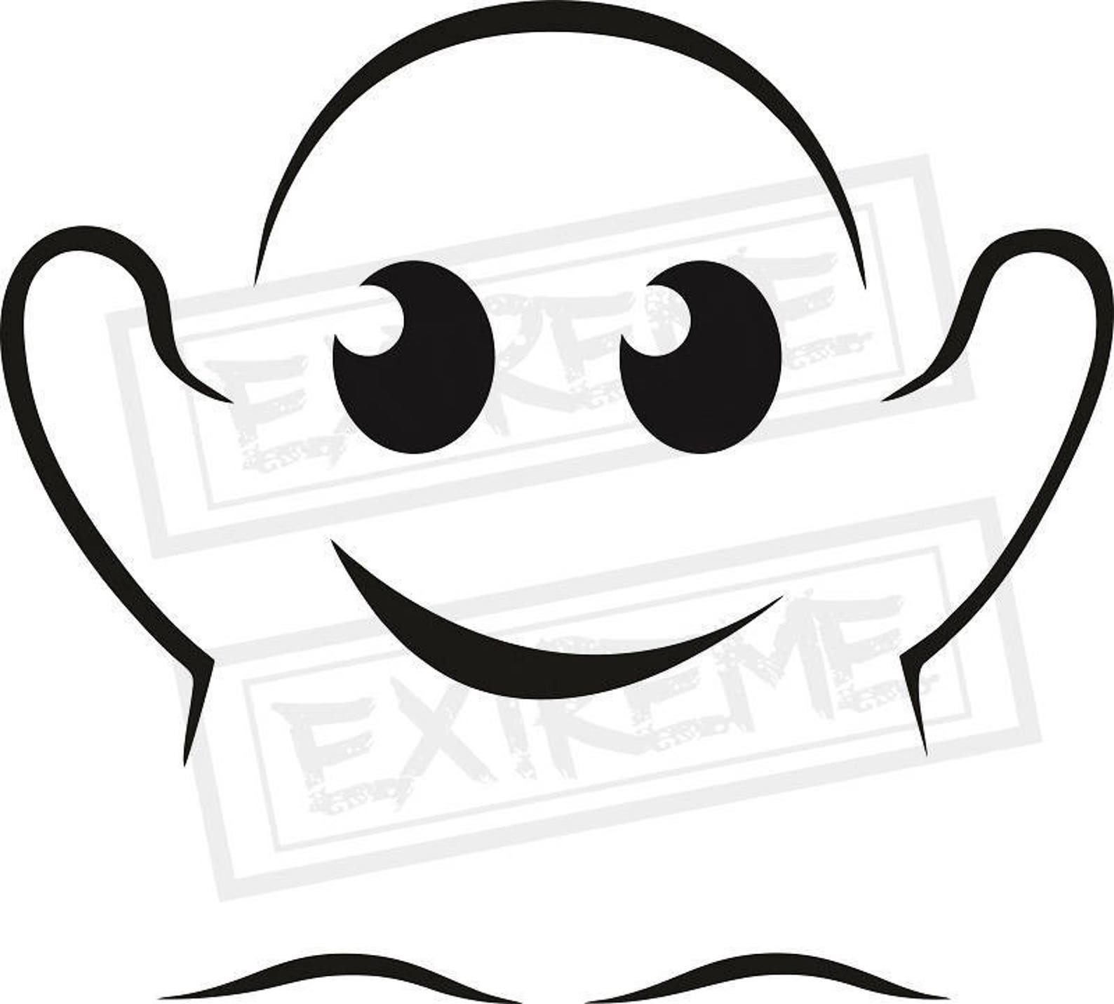 28 Halloween Ghost Emoji - Ghost Face , Monster Faces Clipart, Ghost ...