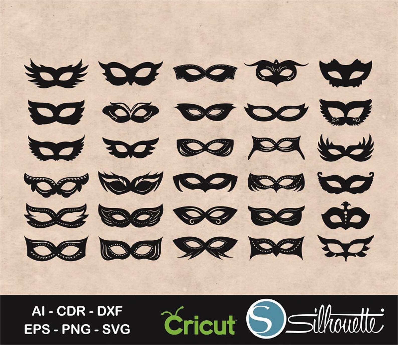 Theater Mask Svg Theater Svg Venetian Mask Carnival Mask | Etsy