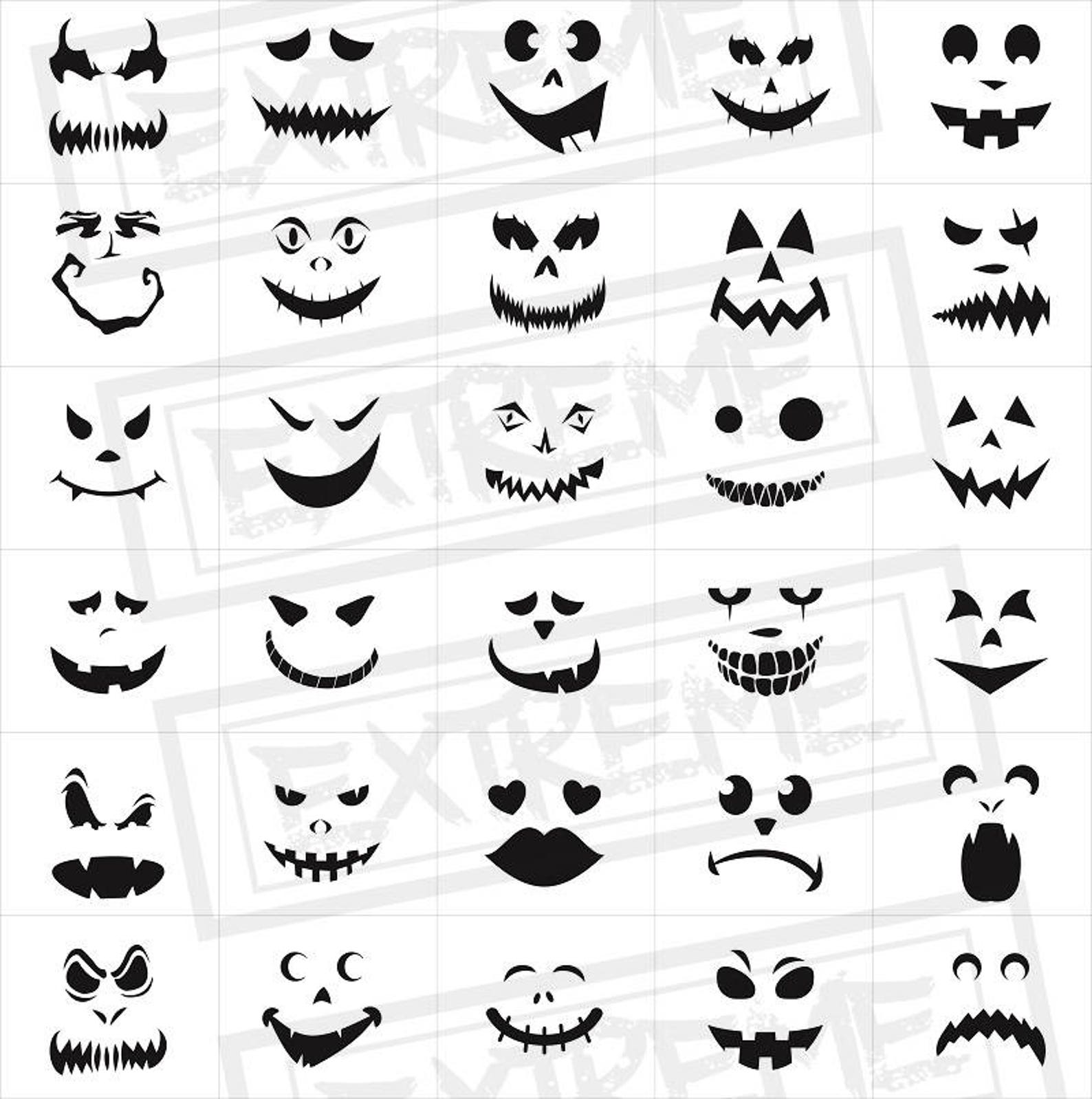 30-halloween-pumpkin-face-stencils-pumpkin-carving-stencils-etsy
