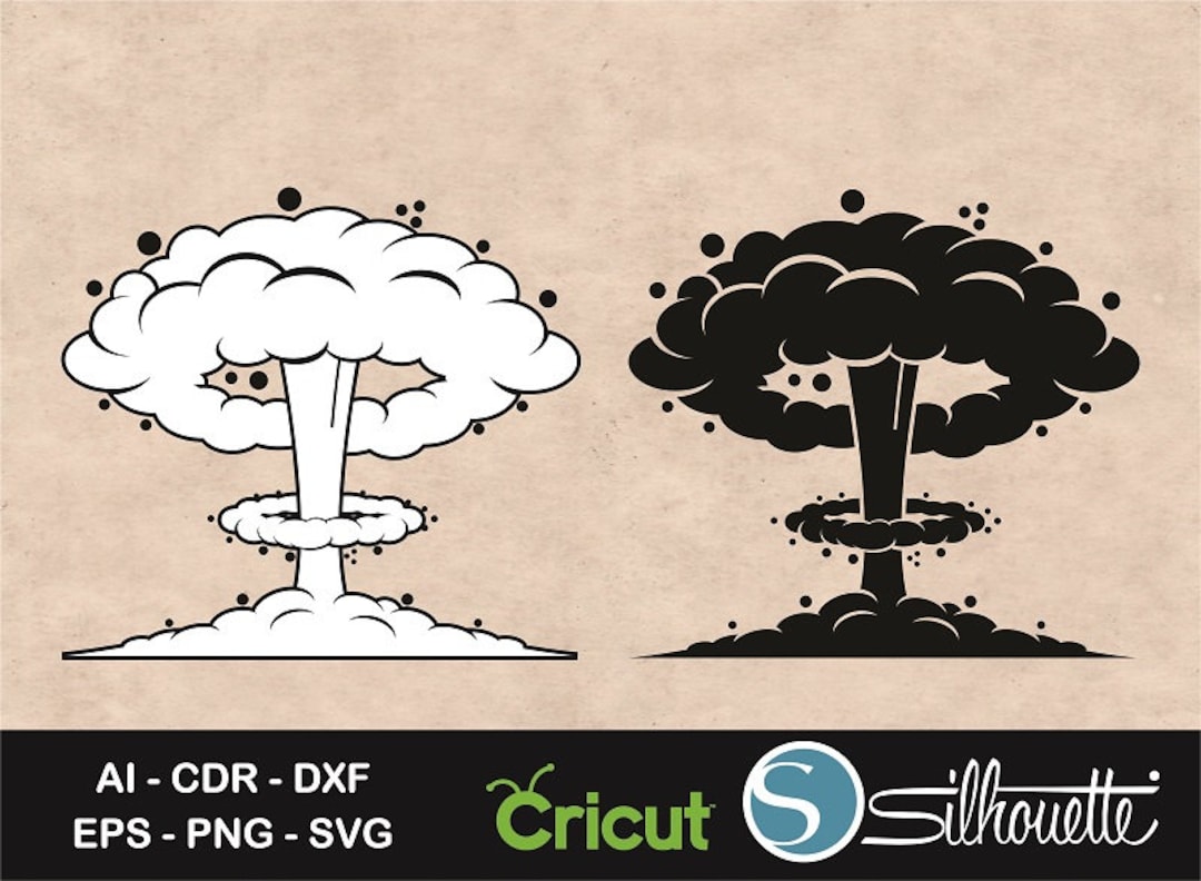 Nuclear Explosion, Nuke Explosion, Nuclear Bomb Svg, Bomb Explosion ...