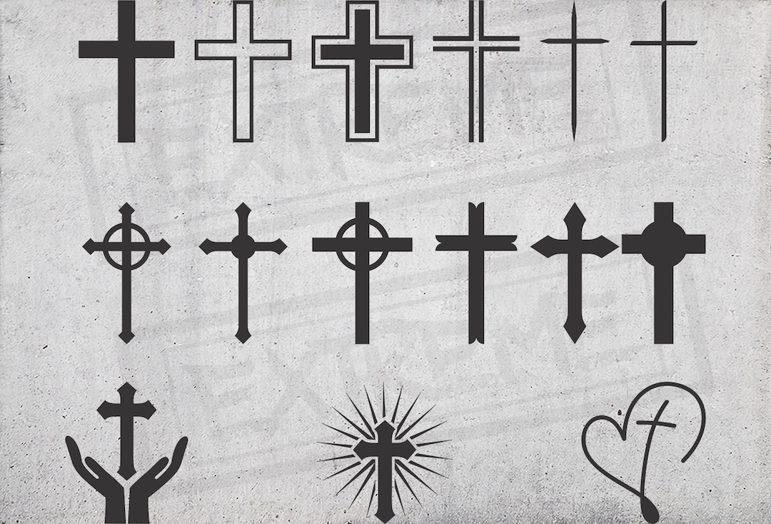 15 Pack Cross SVG Bundle, Cross SVG Bundle, Cross Svg, Religious ...