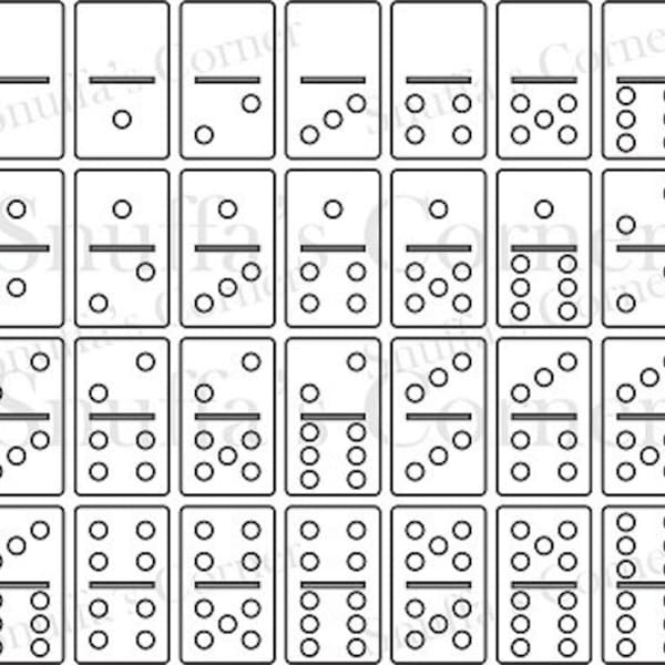 Dominoes for Crafts - Etsy