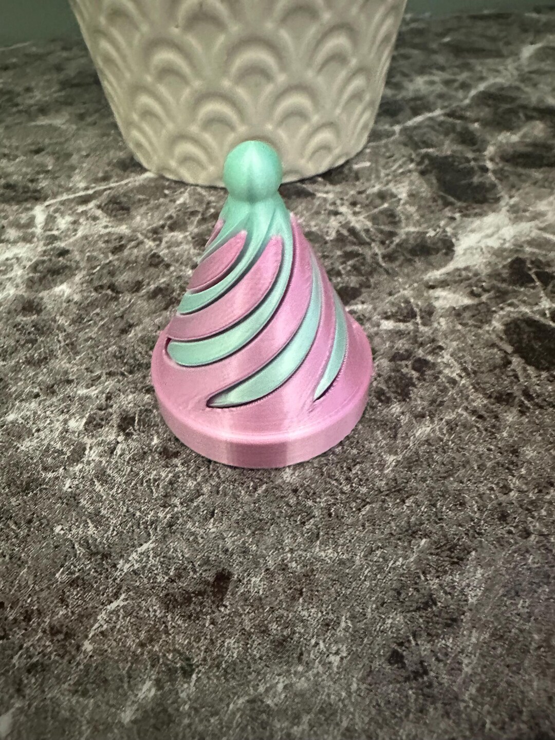 3D Printed Silk PARTY HAT, Articulated for Home Office Decor, Toys ...