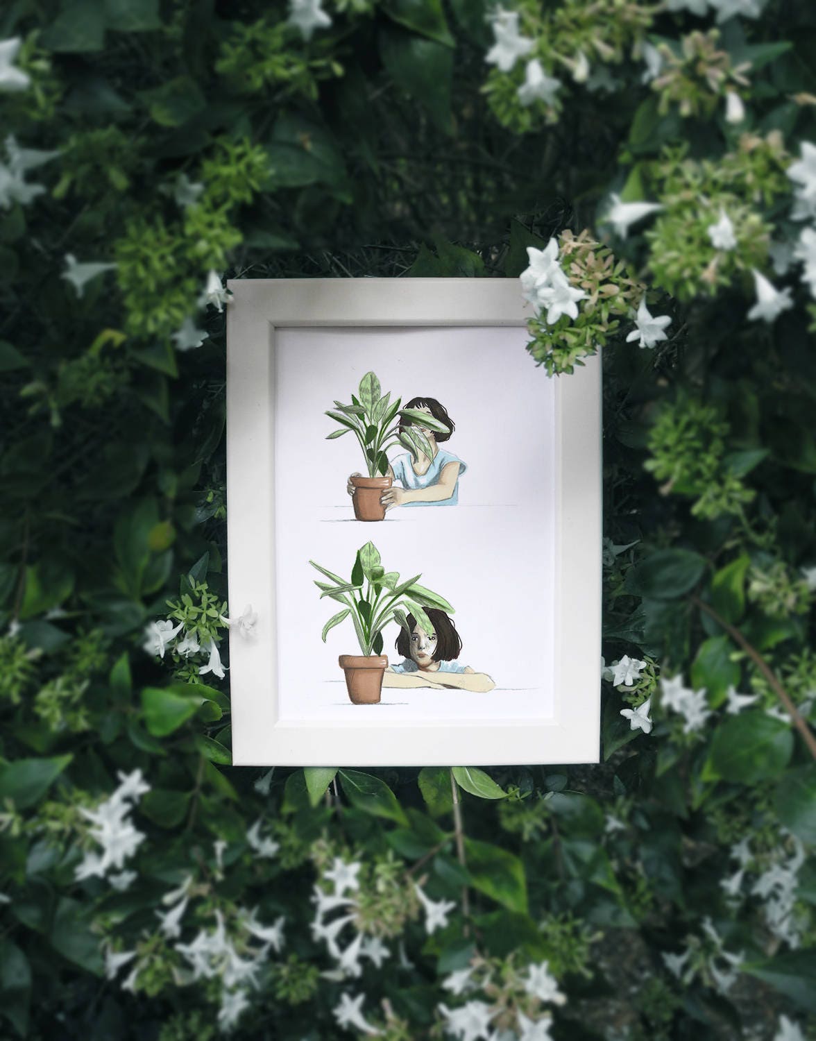 A better place Art drawing print portrait illustration | Etsy