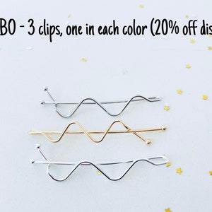 Minimalistic Hair Pin Geometric Bobby Pin Modern Bobby Pin | Etsy