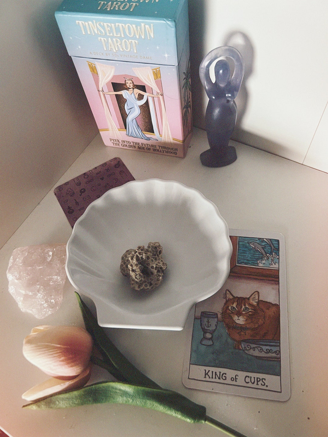 Vintage Seashell Shaped Offering Plate, Ocean Deity Offering Bowl, Sea ...