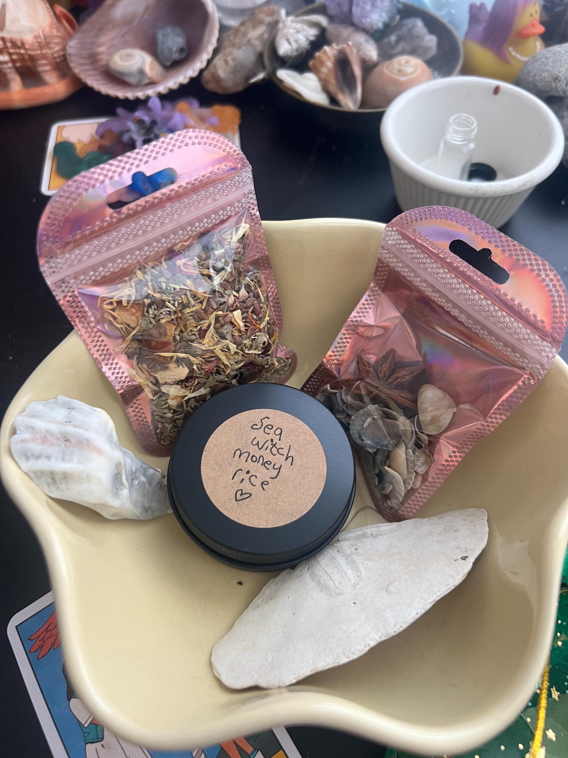 Money Drawing Bowl Spell Kit, Prosperity Working Tools, Abundance Spell ...