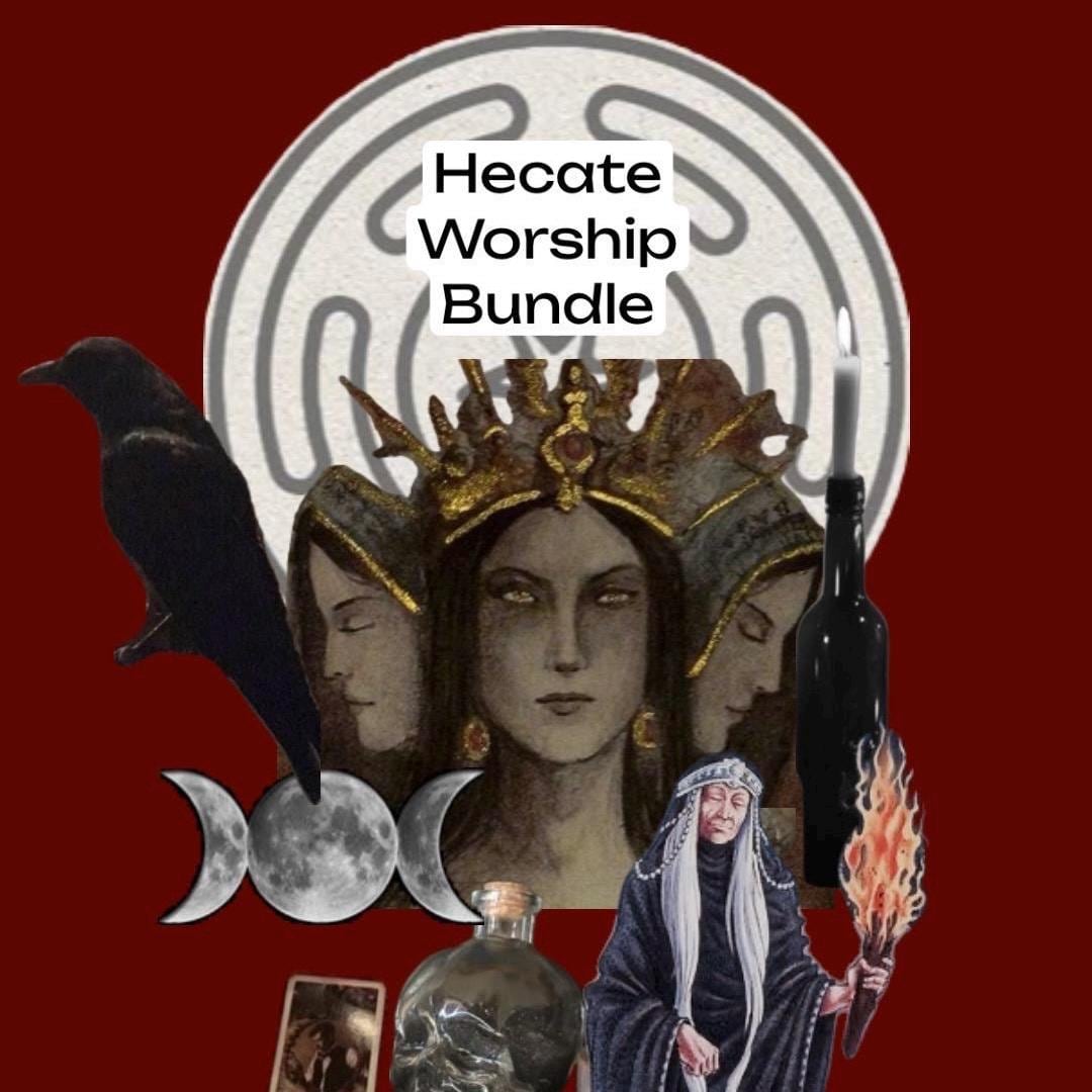 Hecate Worship Vintage Bundle, Vintage Witchcraft Tools, Hellenic Witch ...