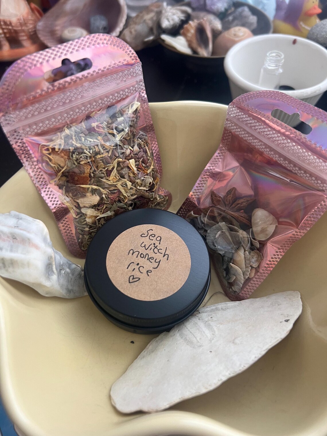 Money Drawing Bowl Spell Kit, Prosperity Working Tools, Abundance Spell ...