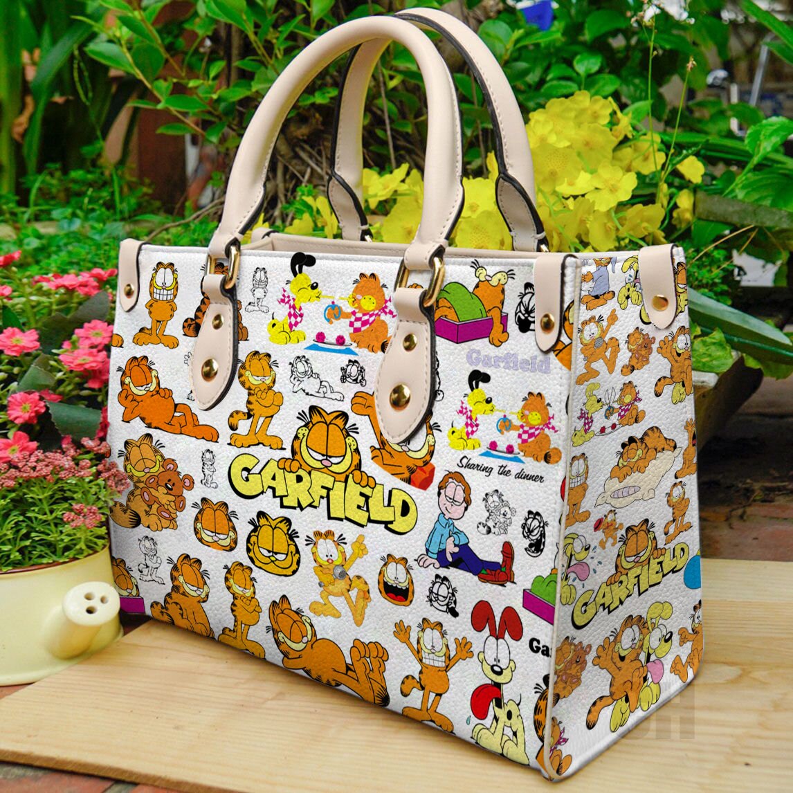 Garfield Leather Bag,Alice in wonderland Lovers sold by Elli ...