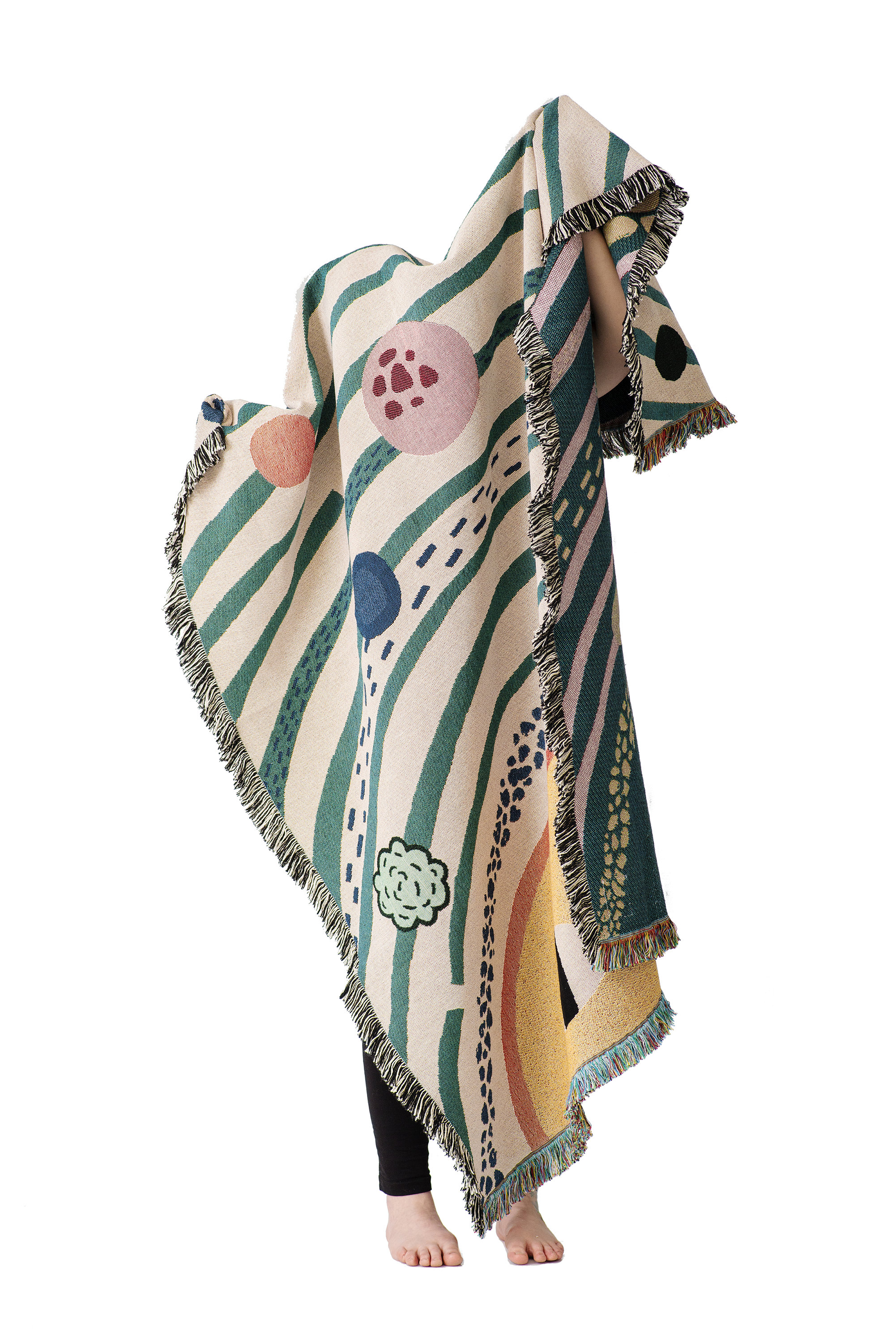 GENESIS Woven Throw Blanket Day 4 affordable Art - Etsy