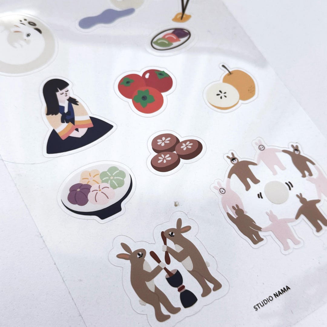 Chuseok Sticker Pack - Etsy