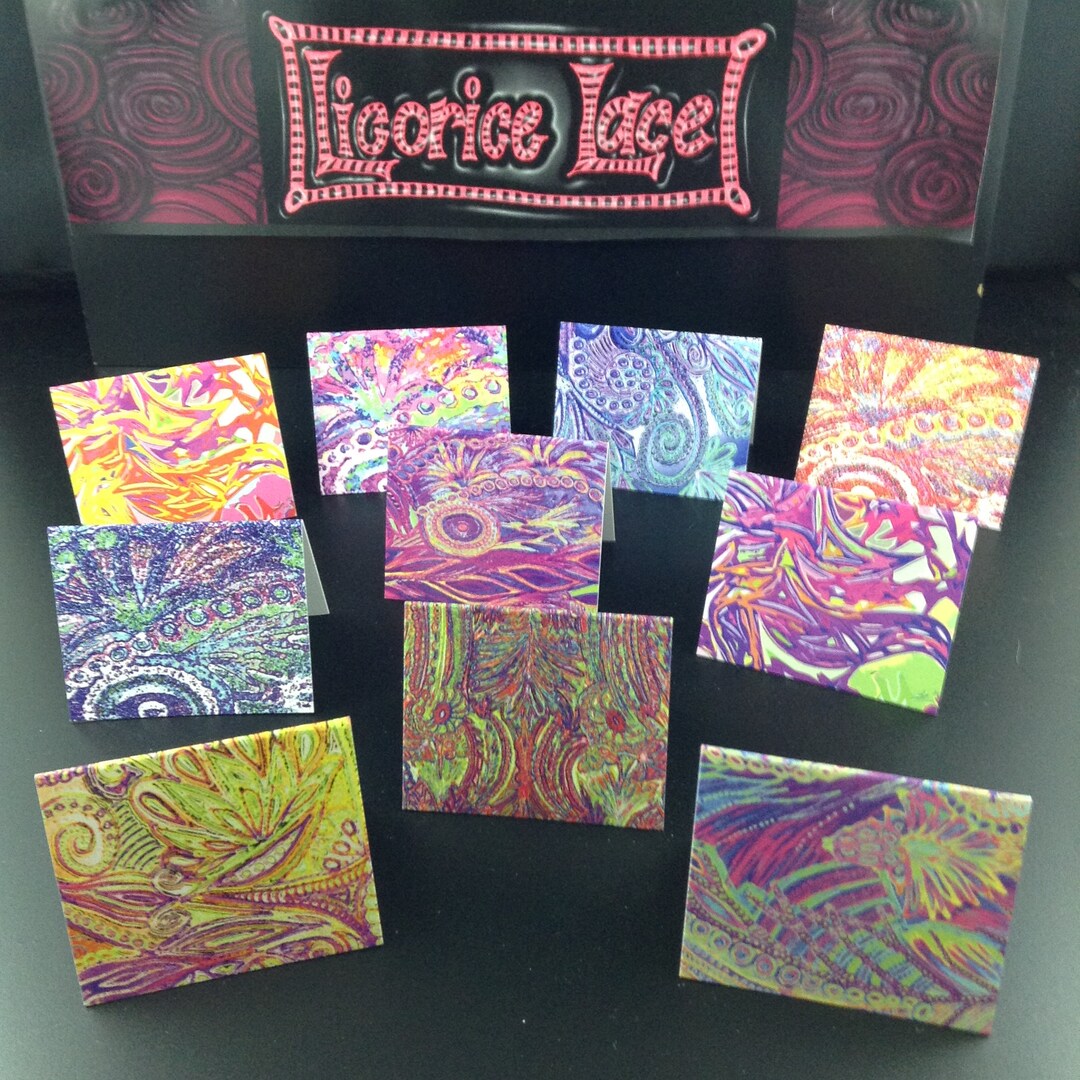 Rainbow Mini Cards Gift Tags Item Labels, Fairy Cards, Party Favour ...