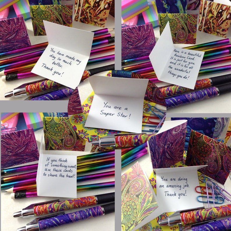 Mini Cards / Tags, Designs by Amie Shalna, Gift Tags Item Labels, Fairy ...