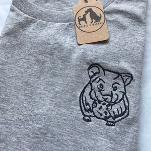 Cute Hamster Organic T-shirt- Gifts for Hamster Lovers & Owners Hamster ...