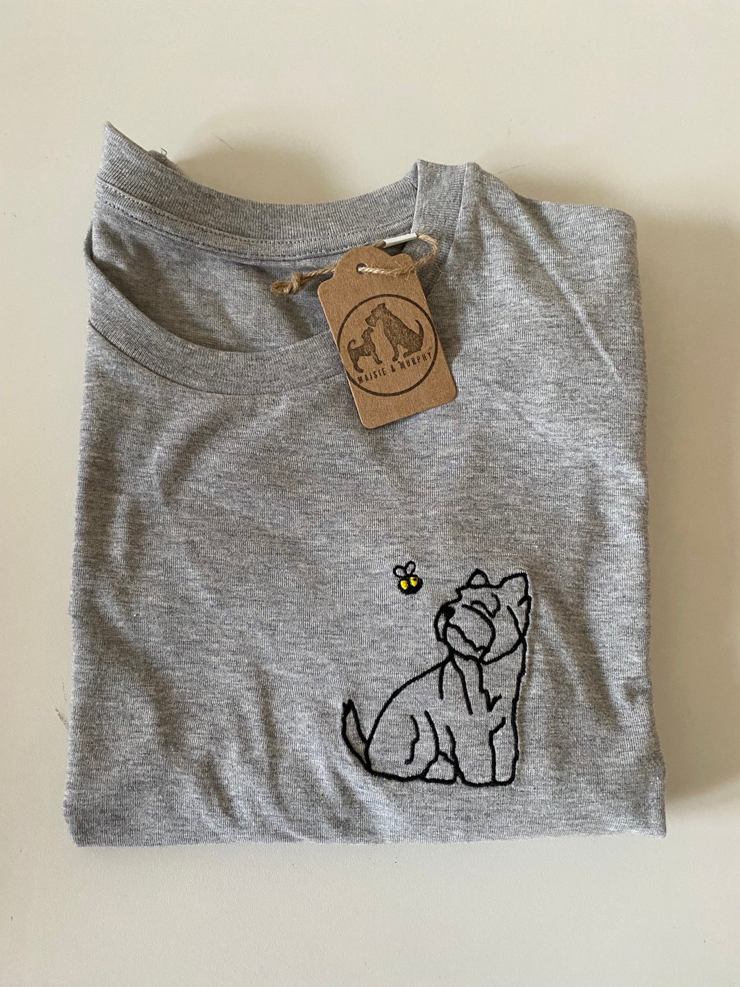 Spring Westie Outline T-shirt - Gifts for West Highland White Terrier ...
