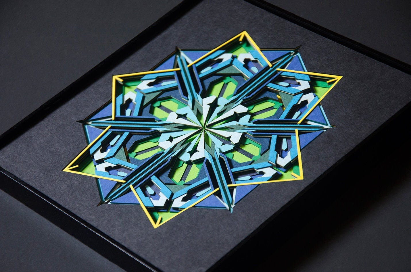 Aurora Northern Lights Paper Sculpture / Original Paper Cut Gift for ...