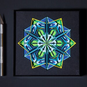 Aurora Northern Lights Paper Sculpture / Original Paper Cut Gift for ...