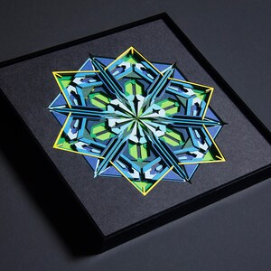 Aurora Northern Lights Paper Sculpture / Original Paper Cut Gift for ...