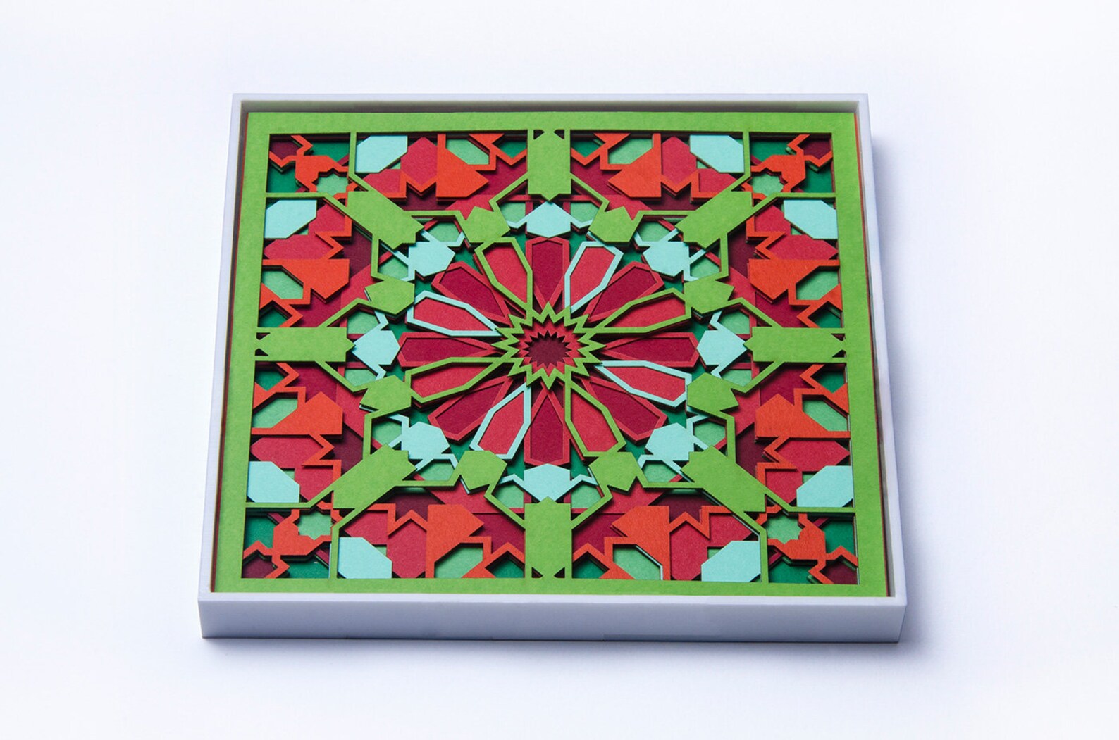 Paper Cut Geometric Wall Art / Original Papercut Artwork / Modern ...