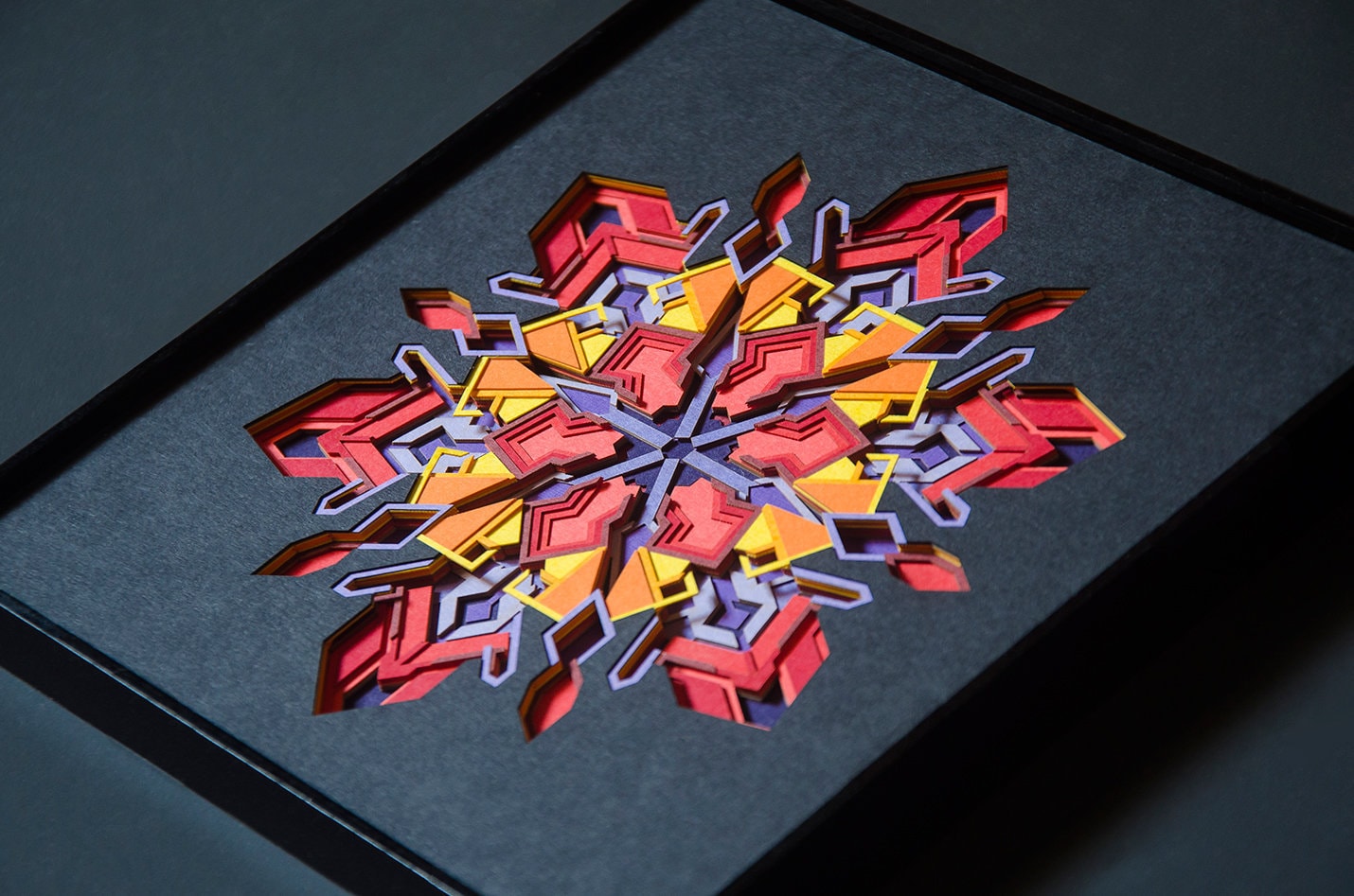 Layered Paper Sculpture