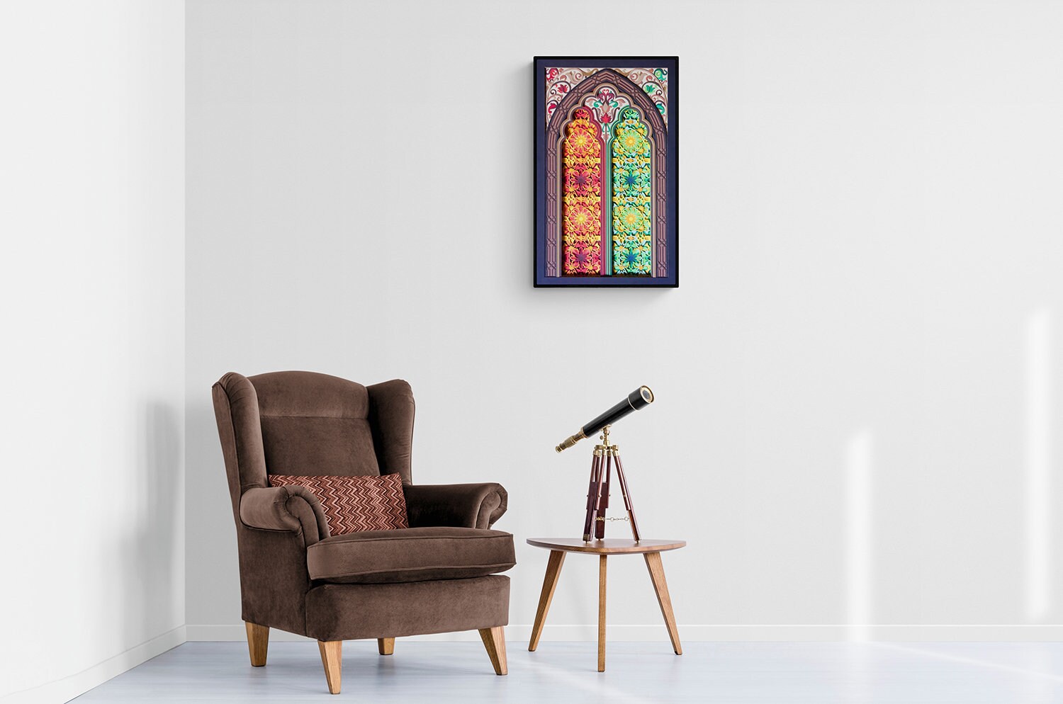 Multi Layered Paper Sculpture / Twin Archway Design Paper Illustration ...