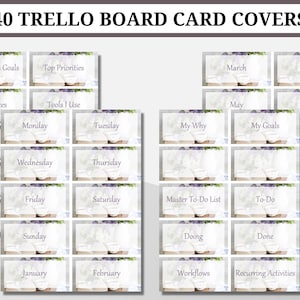 Trello Board Productivity Planner - Kanban - To-do Lists - Project ...