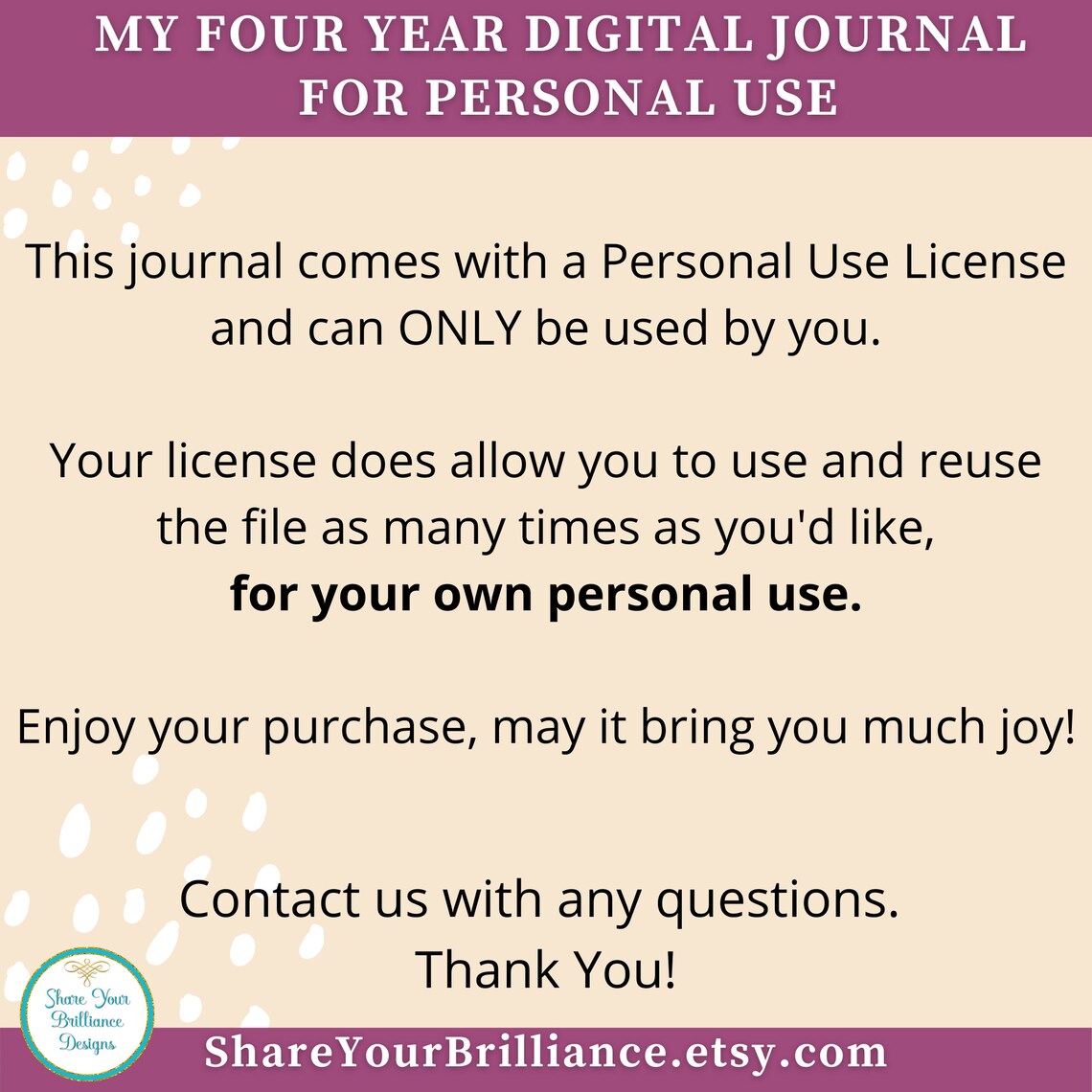 Digital: Four Year Journal - Create a Memory Keeper - 365 Days for the ...