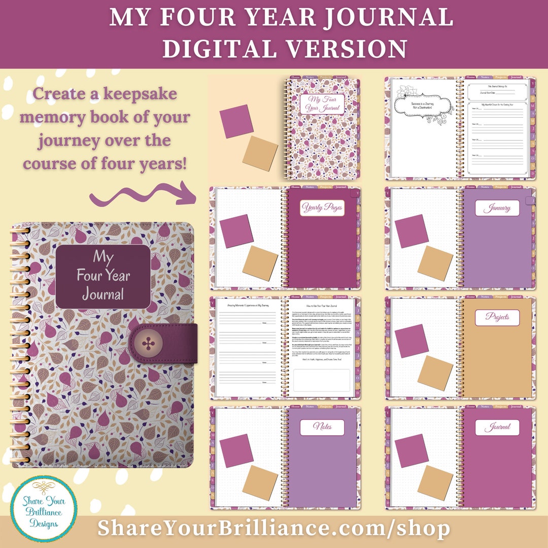 Digital: Four Year Journal - Create a Memory Keeper - 365 Days for the ...