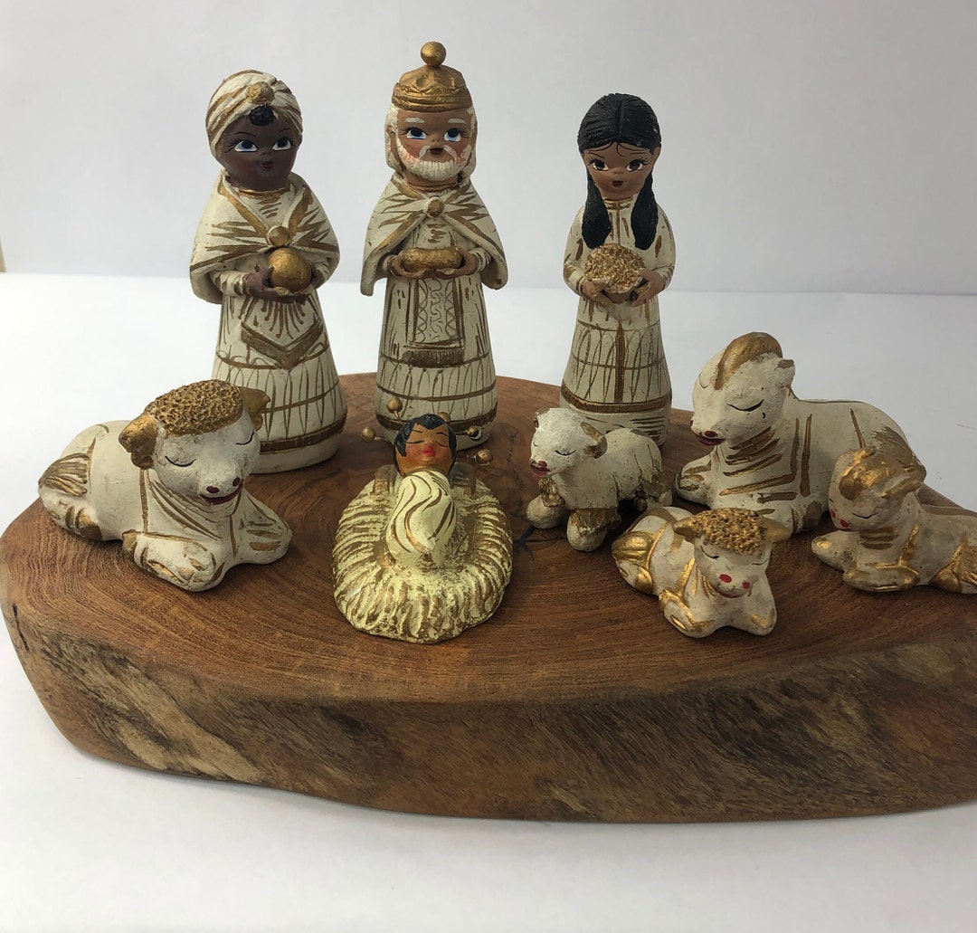 Vintage Nativity Scene From Mexico - Etsy